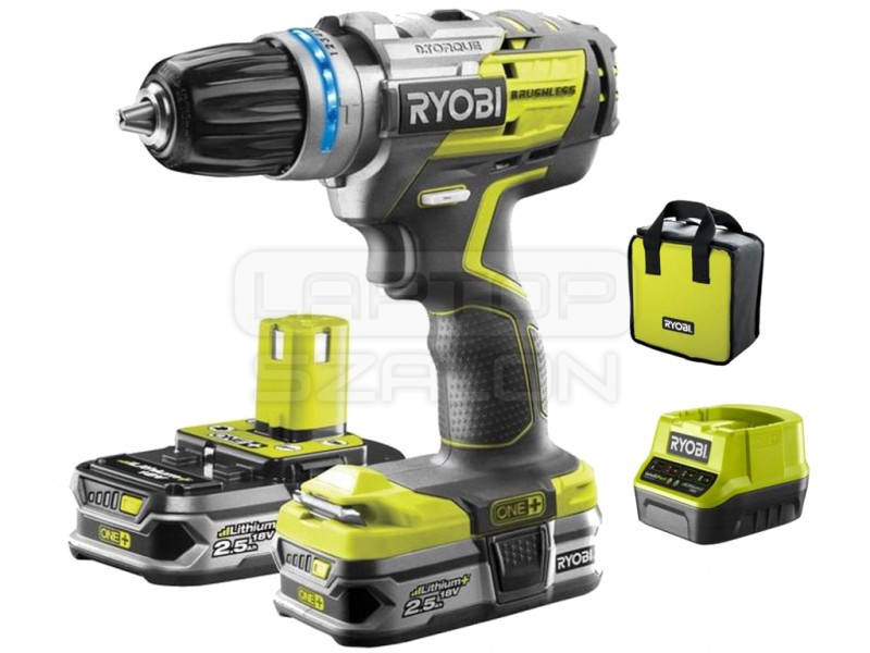 Ryobi R18PDBL-225S 18V szénkefe nélküli ütvefúró-csavarozó táskában ...